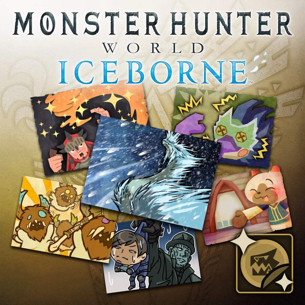 MHW:I - Complete Sticker Pack [PS4] - Game Propaganda